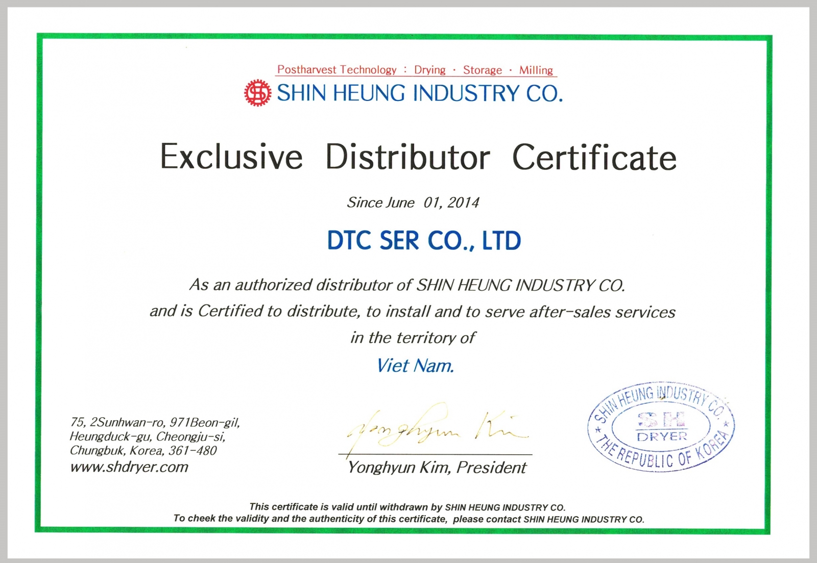 Certificate, to Saves - DTCGroup
