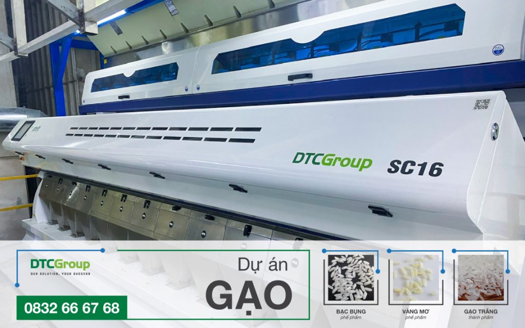 DỰ ÁN MÁY TÁCH MÀU GẠO SC16 12 MÁNG TẠI ĐỒNG THÁP - DTCGroup